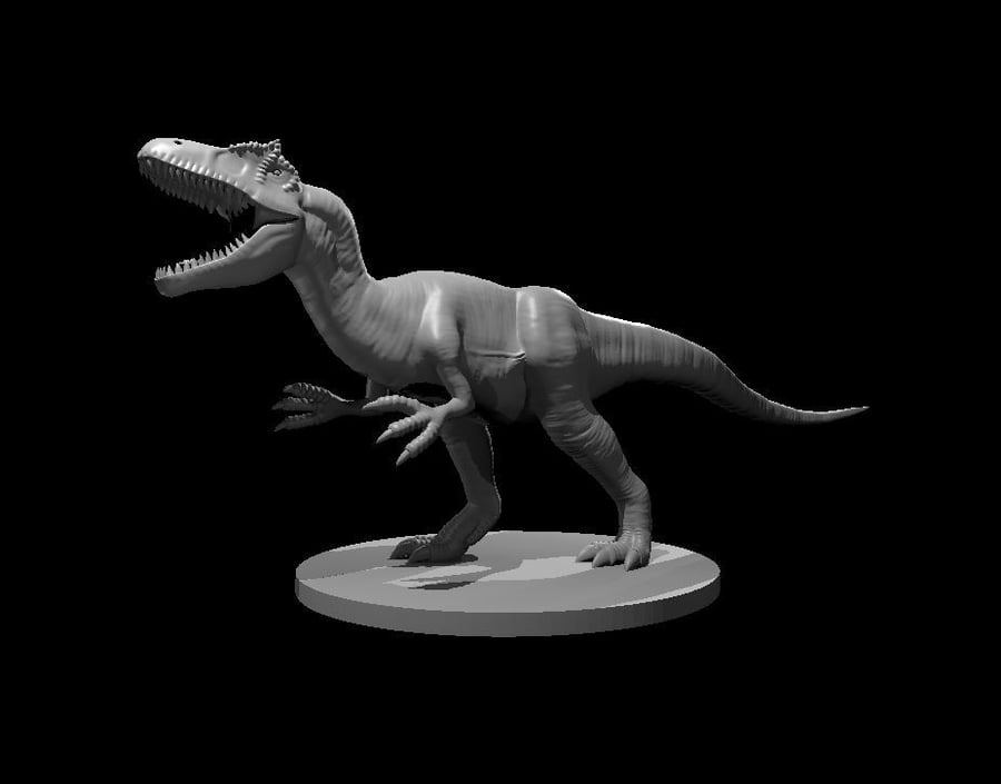 Allosaurus - 3D Printed Resin DnD Pathfinder Fi... - Folksy