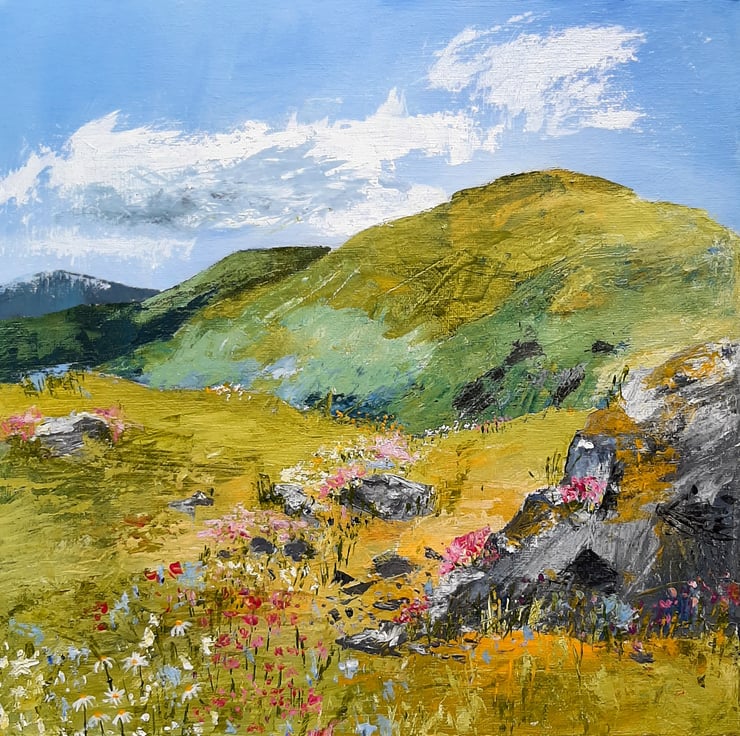 Across the Moors. Landscape Painting. Free Post... - Folksy