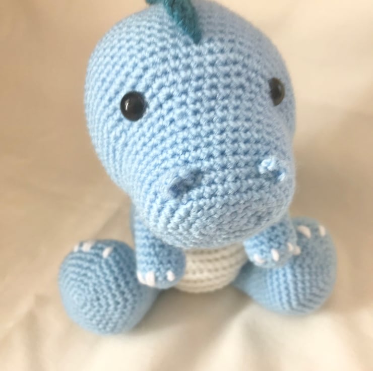 Crochet Dinosaur, t-rex - Folksy