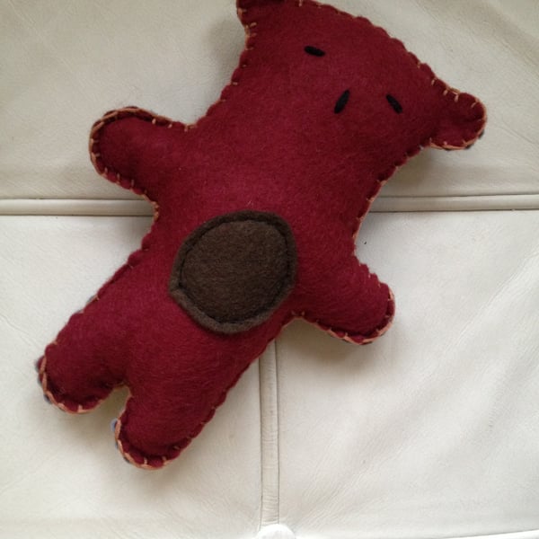 Mini felt bears - Folksy