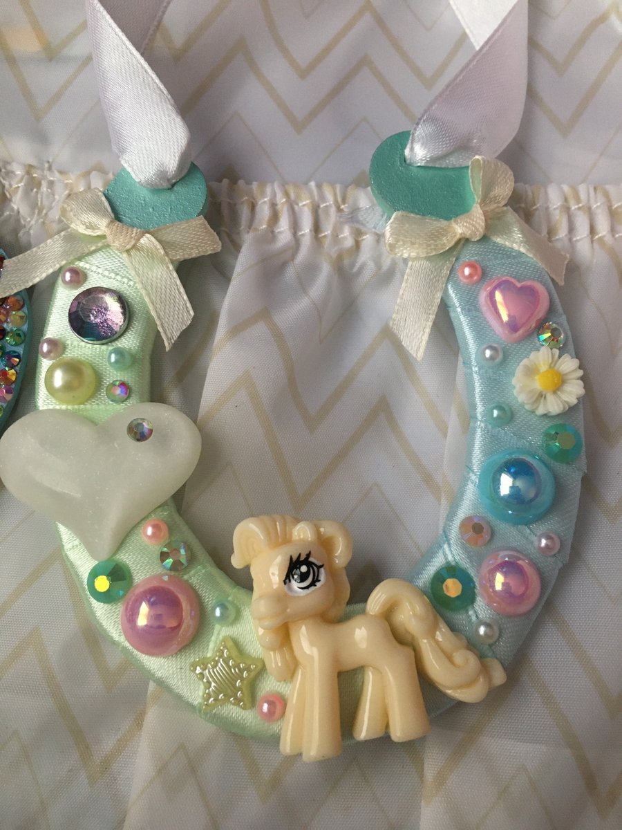 Pack of 2 very sparkly hanging decorations - Folksy