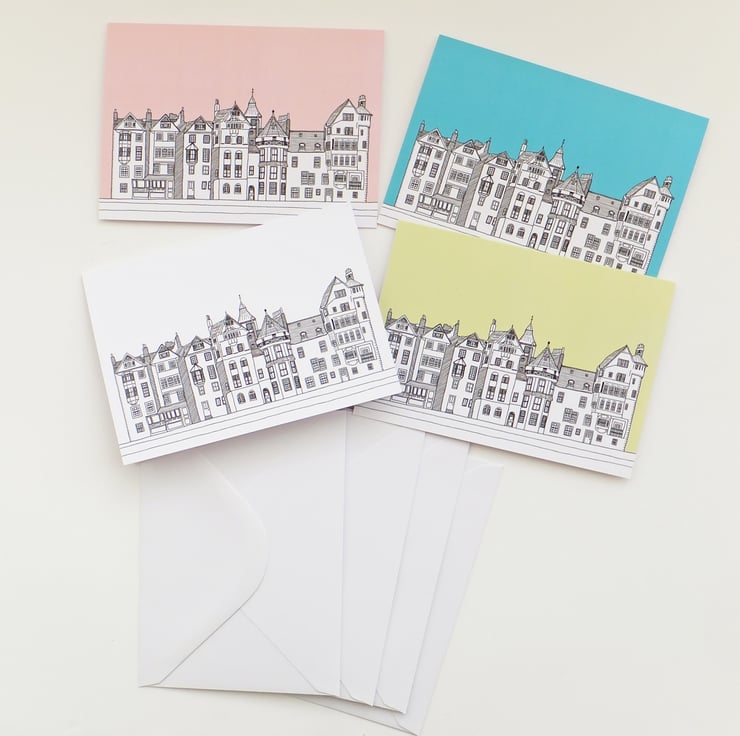 Edinburgh Cards - Folksy