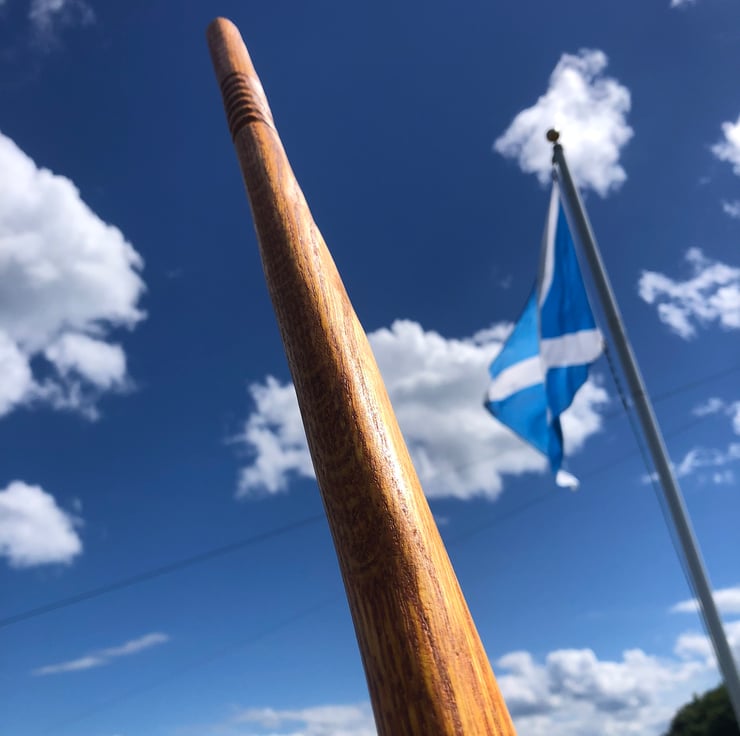 Oak Walking Staff - Folksy
