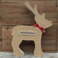 Reindeer Rudolph Decoration - Folksy