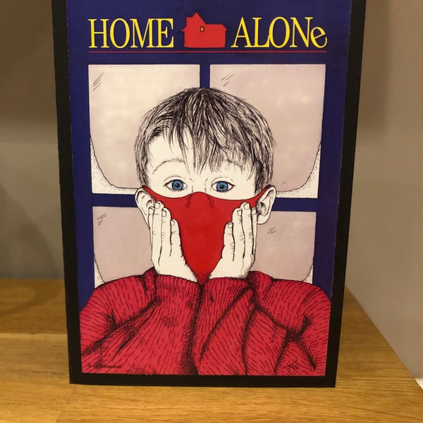 Home Alone Christmas Card - Folksy