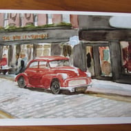 Morris Minor Jigsaw Puzzle - Folksy