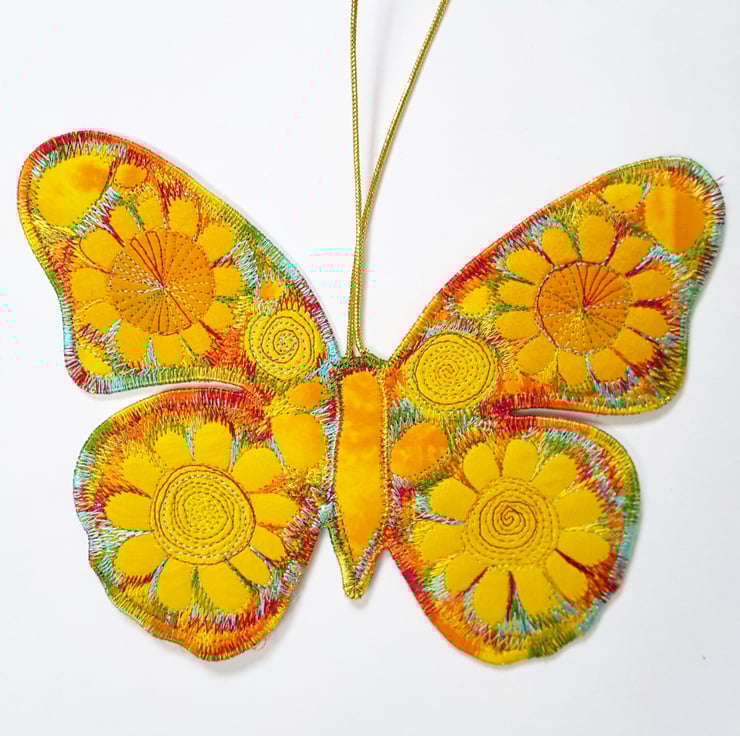 Butterfly Hanging Decoration - Folksy