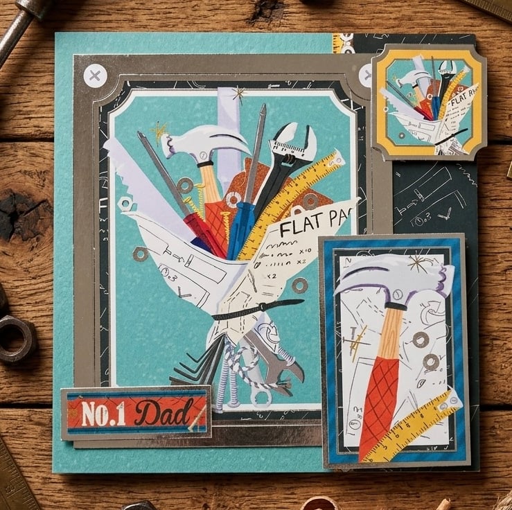 "No.1 Dad" Tool-Themed Father's Day o... - Folksy