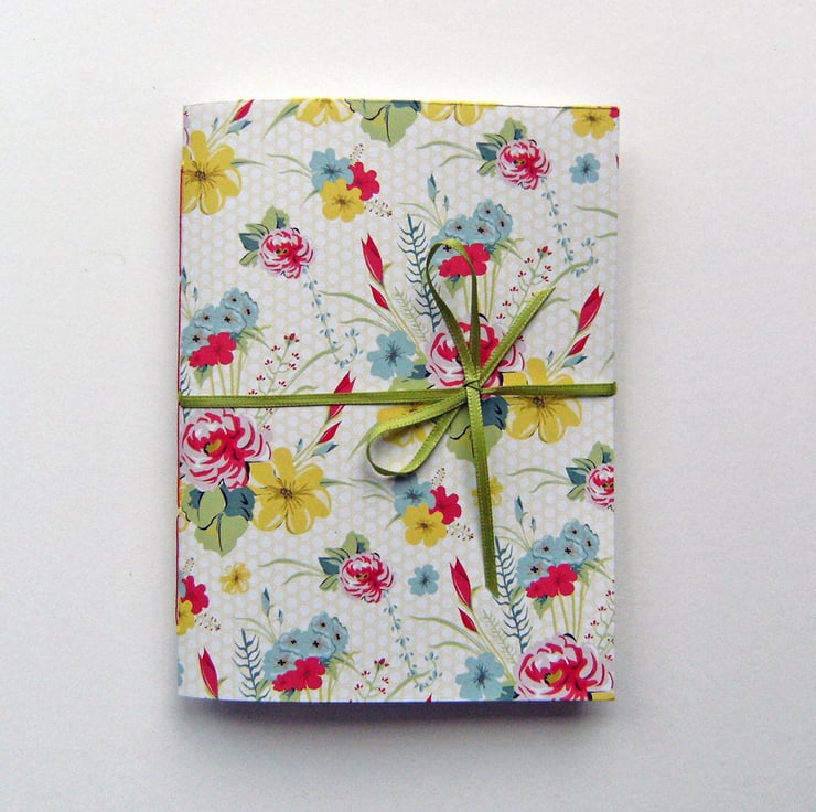 Vintage 50s Diner Retro-Style Notebook with Rib... - Folksy