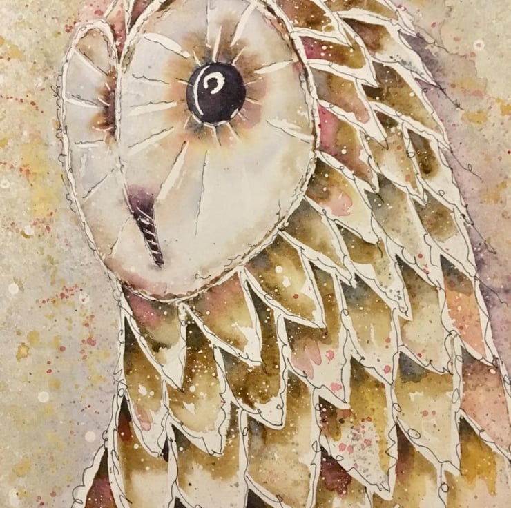 Barn Owl Art Print - Folksy