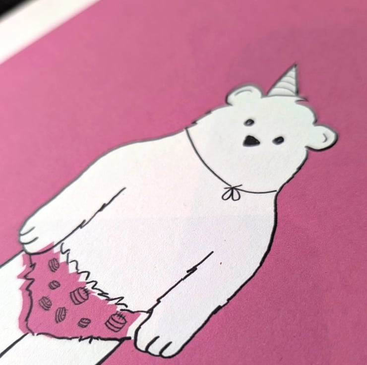 Party Pablo - Kids Birthday Wall Art - A4 Child... - Folksy