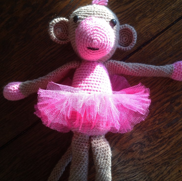 Ballerina Monkey - Folksy