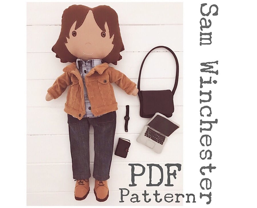Digital PDF Sewing Pattern for Supernatural TV ... - Folksy