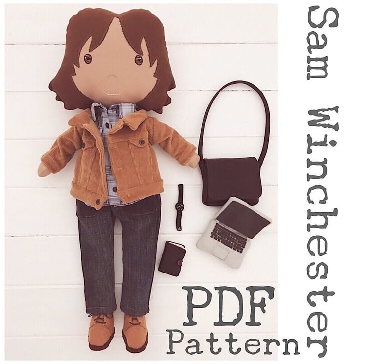Digital PDF Sewing Pattern for Supernatural TV ... - Folksy