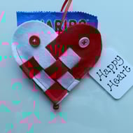 'Happy Heart' Decoration or gift - Folksy