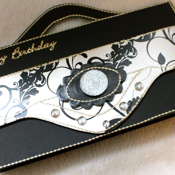 Luxury Evening Bag or Purse Birthday Card - Folksy