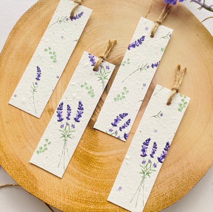 Wildflower seeds plantable bookmark - personali... - Folksy