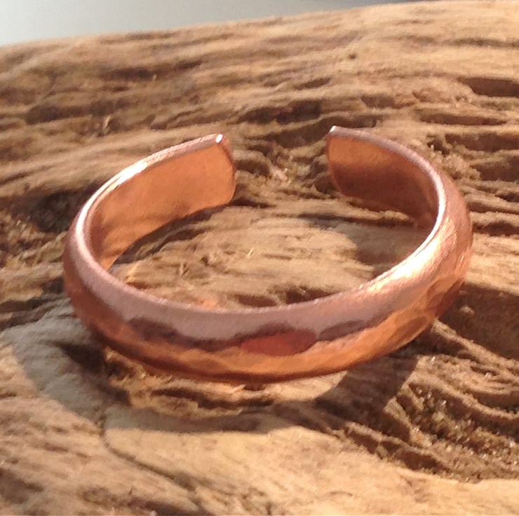 Handmade Open Copper Ring - UK Free Post - Folksy