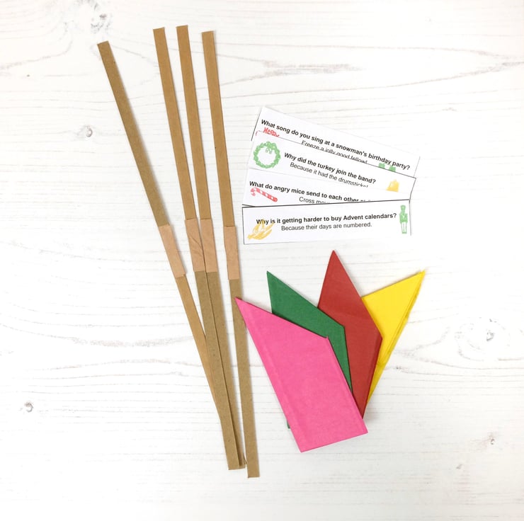 Marbled paper diy crackers kit set of 4 black a... - Folksy