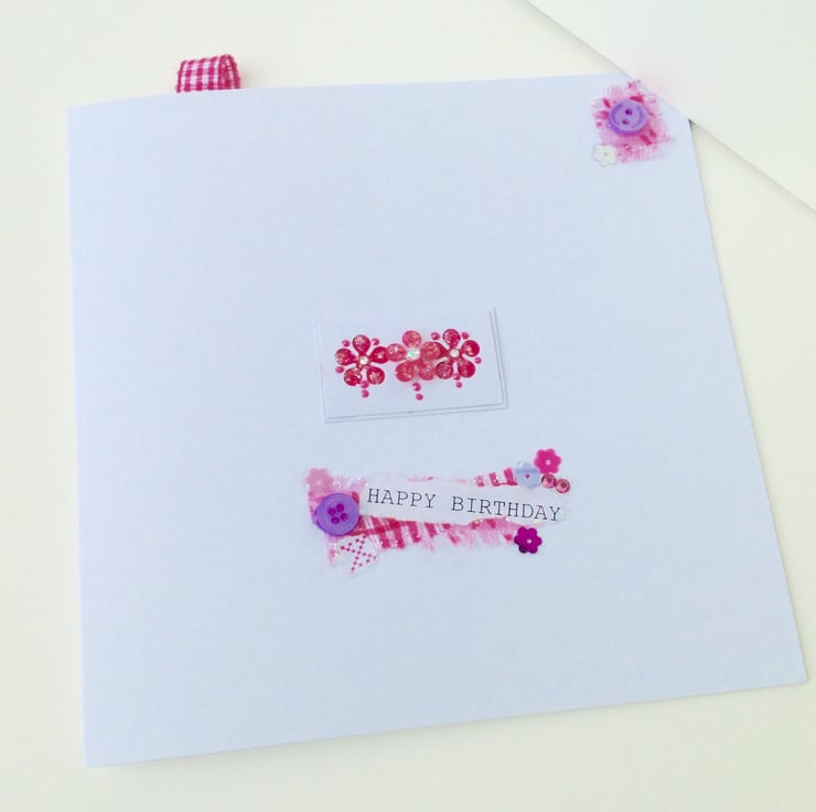 Birthday Card,Open Greeting Card,Handmade,Can b... - Folksy