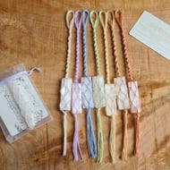 Macrame selenite room crystal - Folksy