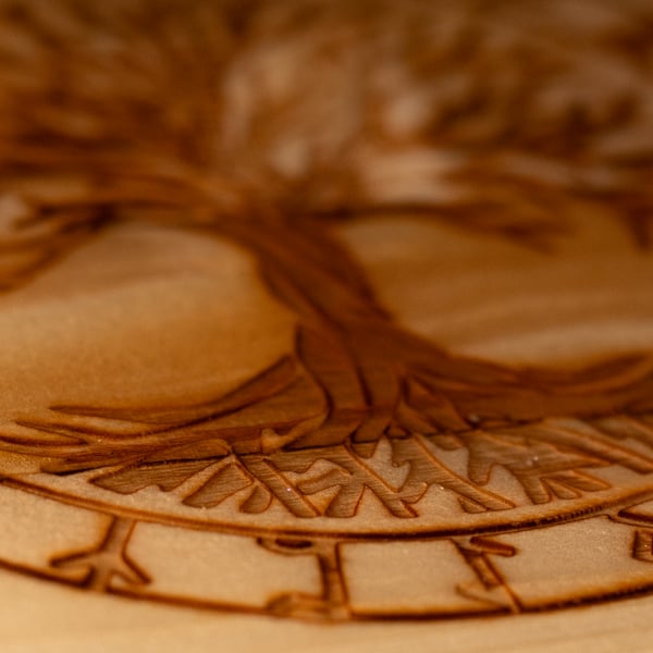 Tree of Life Pagan wall hanging - Folksy