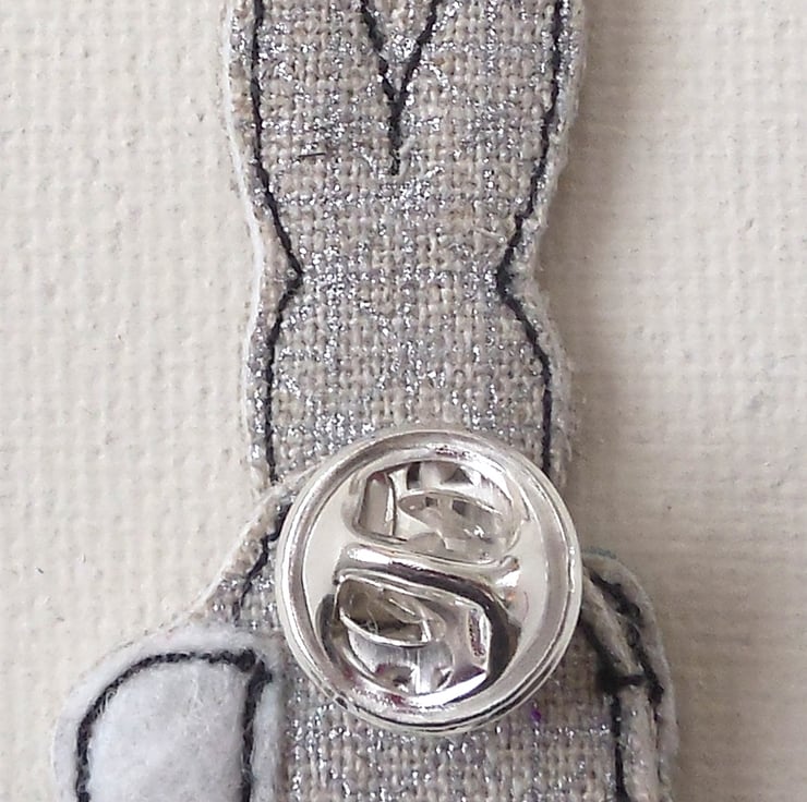 Bunny Badge - Folksy