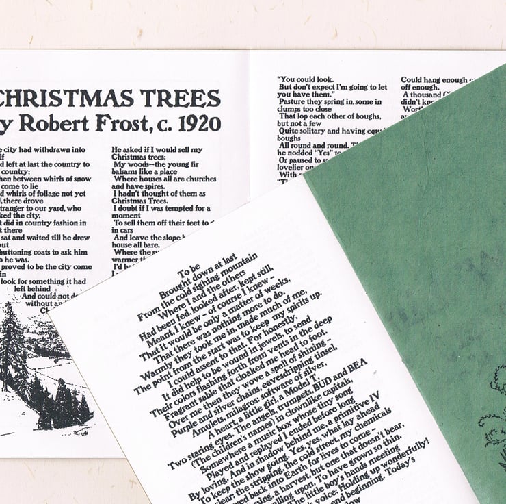 THE FIR TREE - Zine & Christmas Card in one... - Folksy
