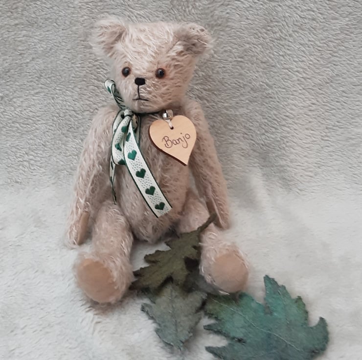 Unique collectable artist bear, handmade mohair... - Folksy