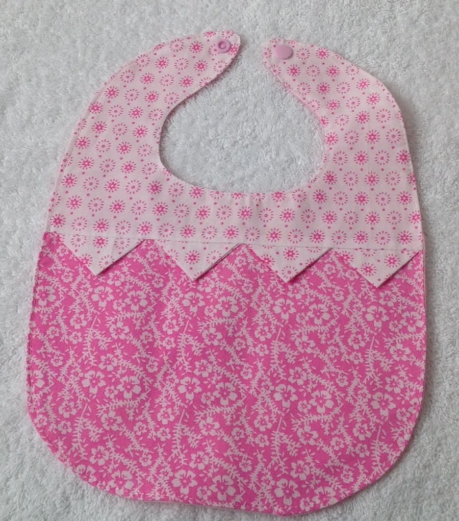 Pink Bib - Folksy