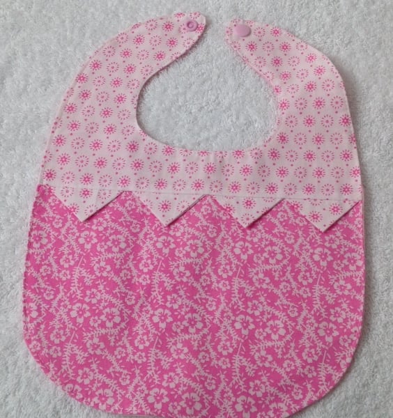 Pink Bib - Folksy