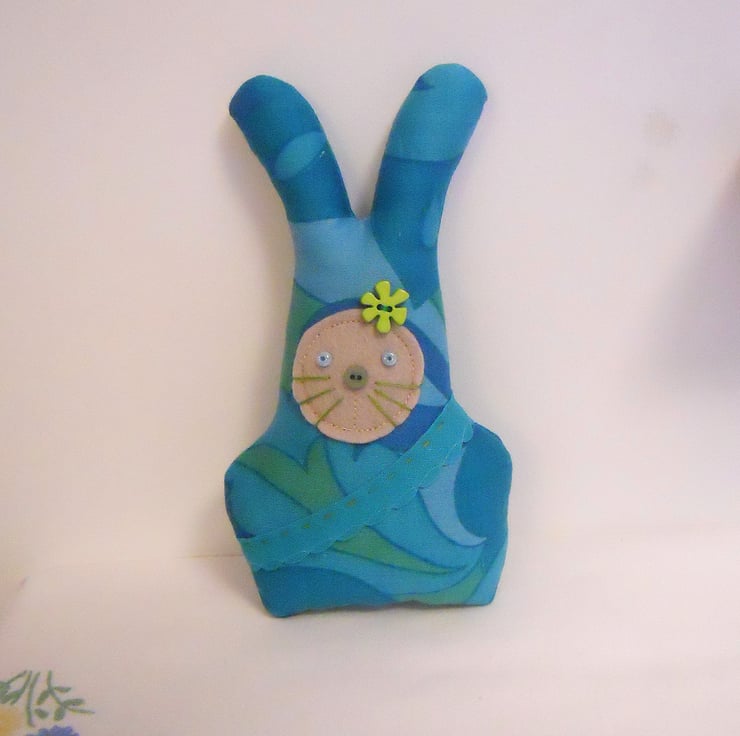 FUNKY Lavender Rabbits - Folksy