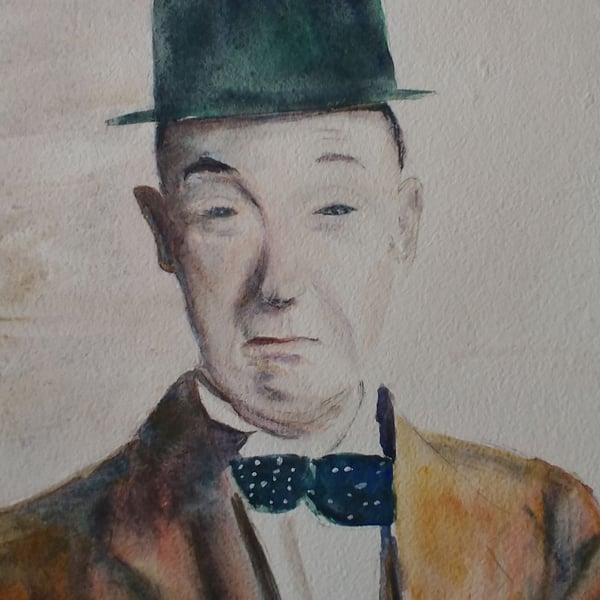 Stan Laurel Portrait Study - Folksy