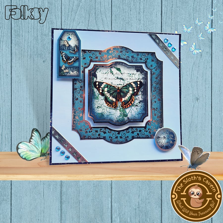 Many Occasions Greeting Card With Butterflies, ... - Folksy