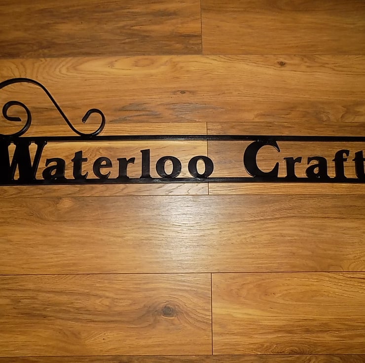 Custom Sign Arm.........................Wrought... - Folksy