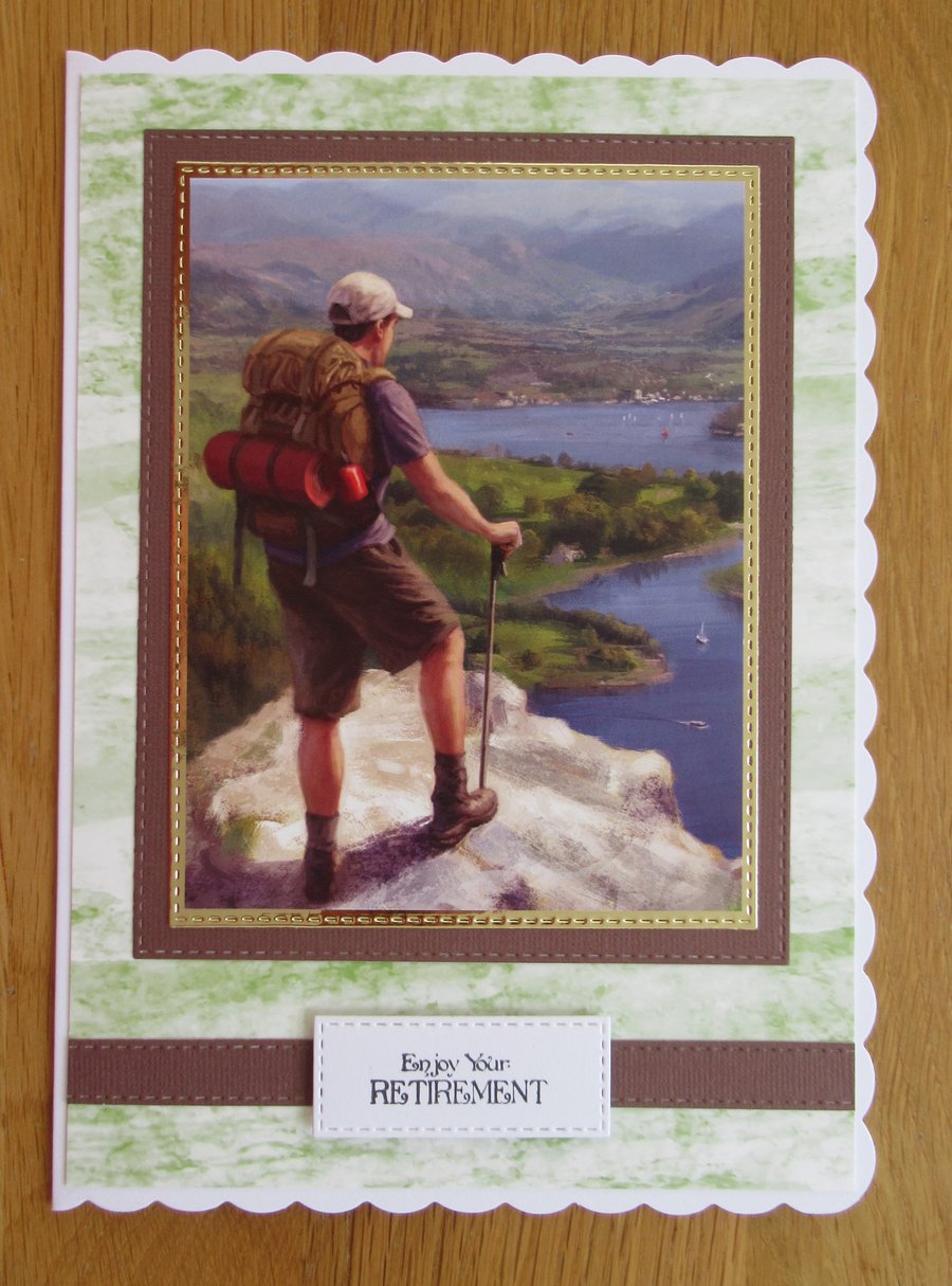 Countryside Walk - Retirement Card A5 - Folksy