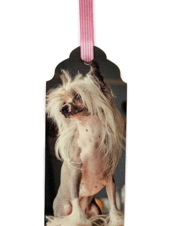 Chinese Crested Dog Bookmark: Handmade Ribbon M... - Folksy