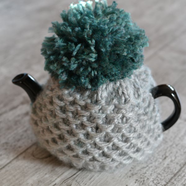 Tea Cosy Cover Pompom Tea Cosy Cover Super Chun... - Folksy