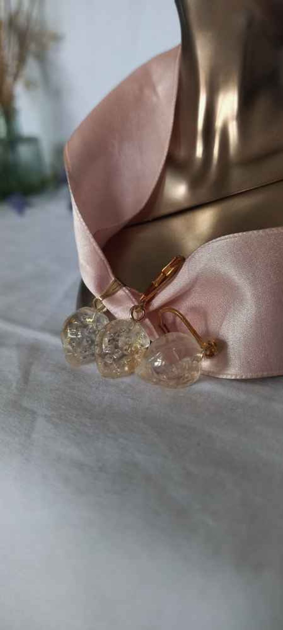 Strawberry Necklace and Earrings (set) - Folksy