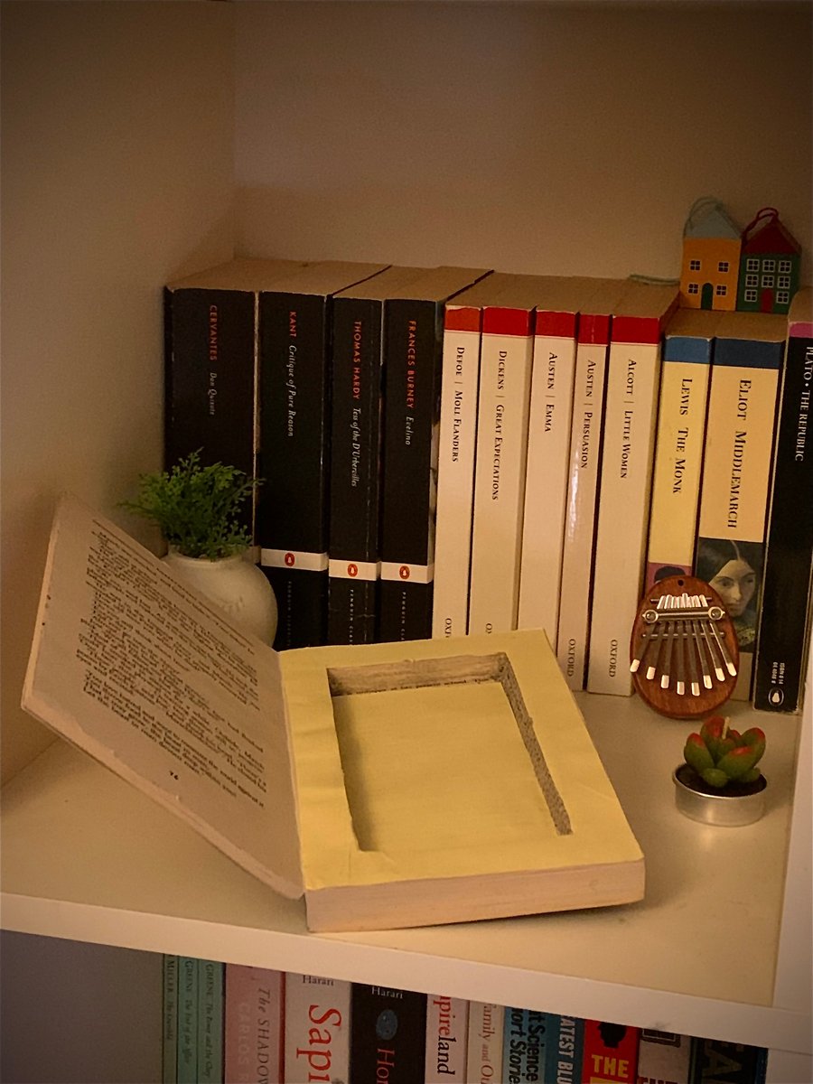 Hollow classic book for decoration and storage - Folksy