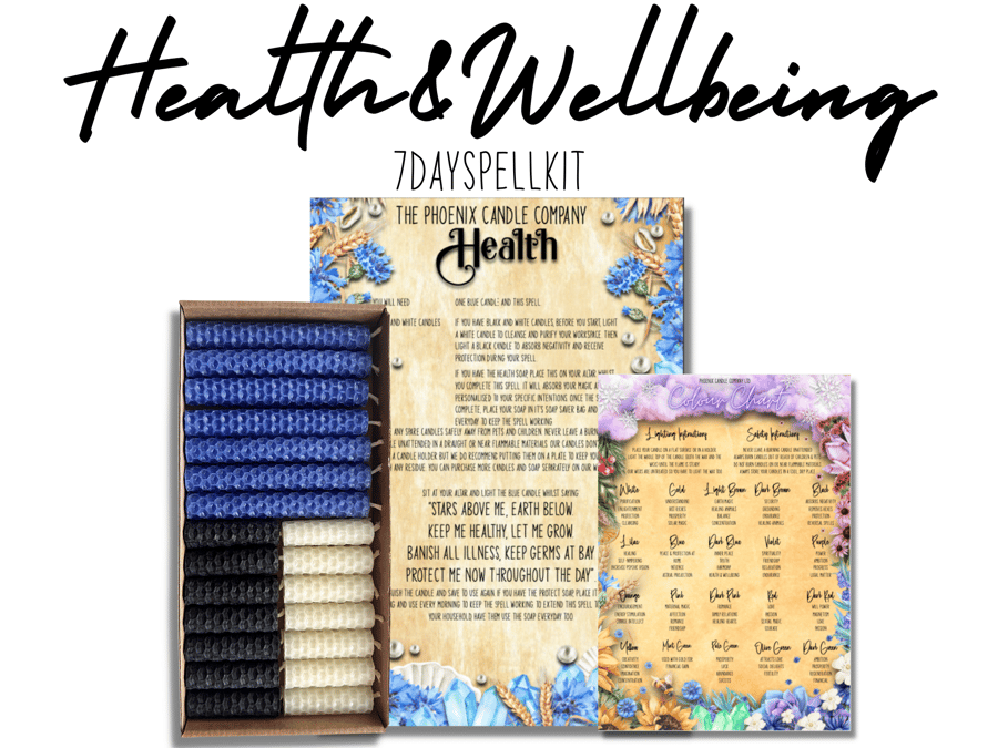 7-Day Health & Wellbeing Spell Kit - Folksy