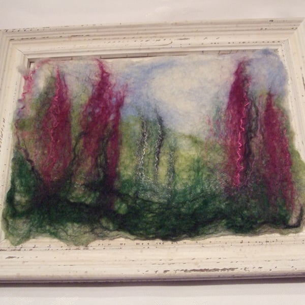 Hand made felt art - Folksy