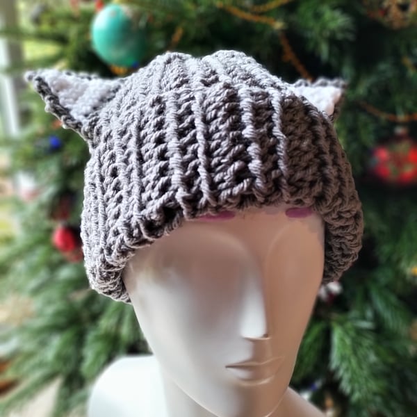 Wolf Hat - Folksy