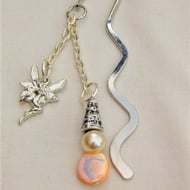 Beaded Bookmark with Pearl And Mother of Pearl ... - Folksy
