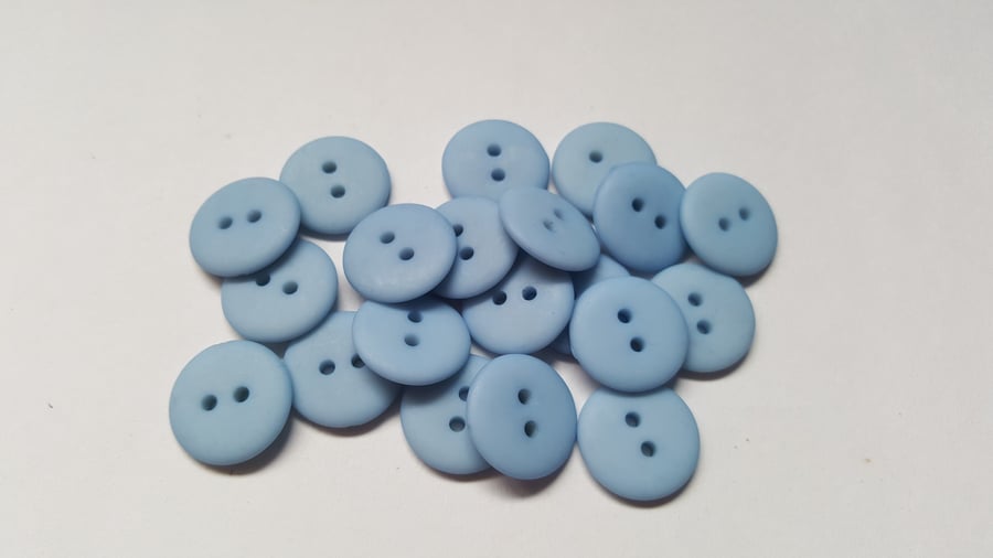 20 x 2-Hole Resin Buttons - Matte - Round - 15m... - Folksy