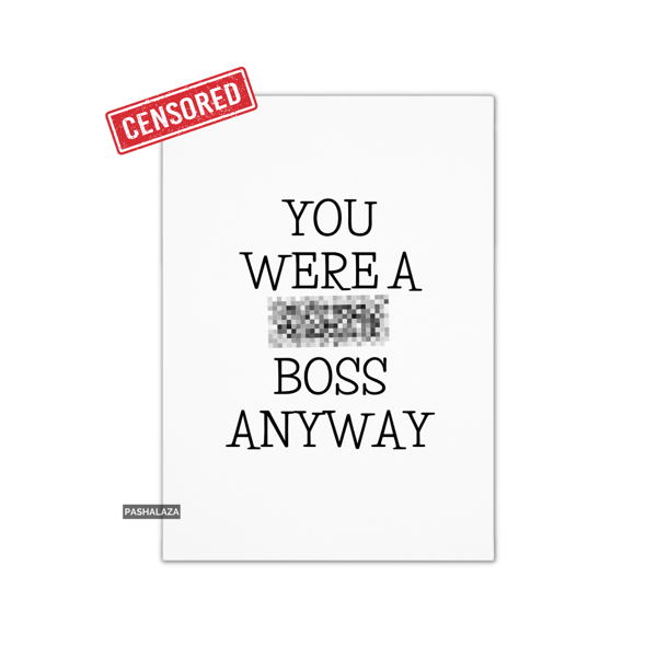 Funny Rude Joke Leaving Card - Novelty Banter N... - Folksy