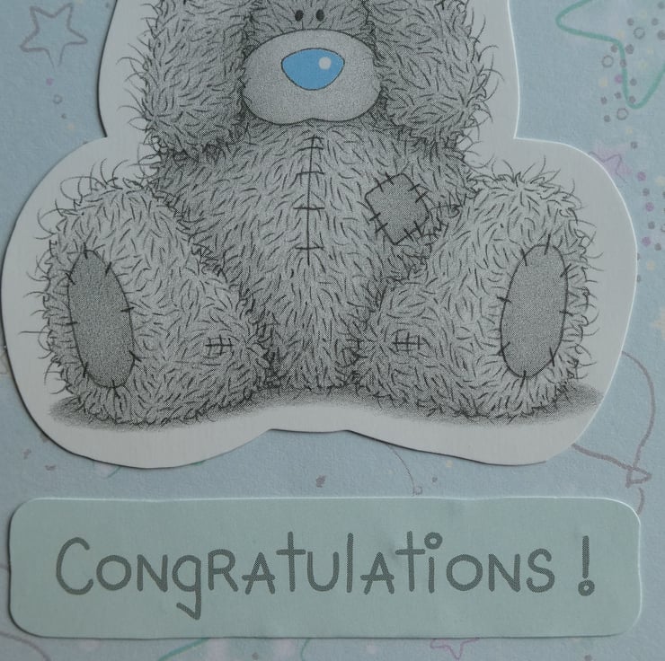 Tatty Teddy Congratulations Card - Star - Folksy