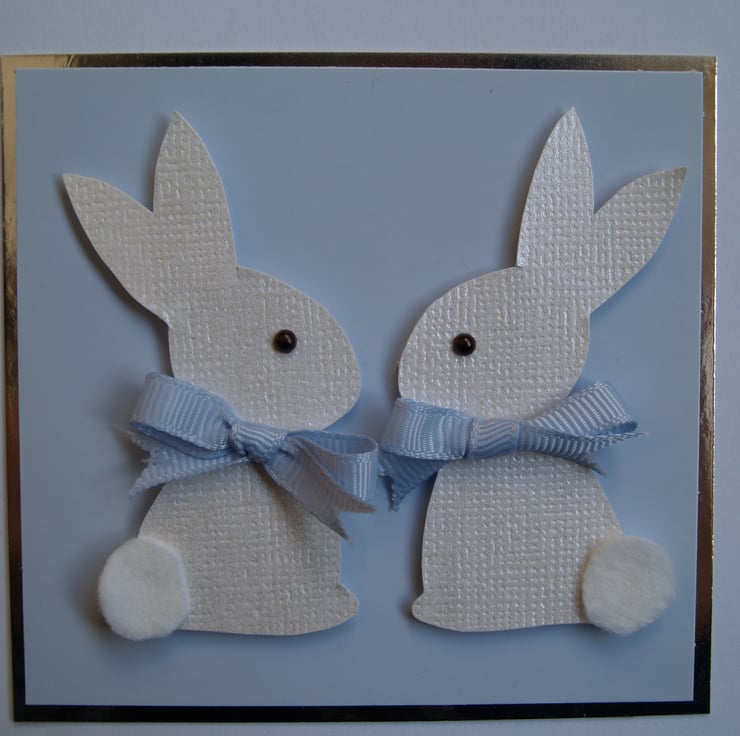 Two bunnies - Folksy