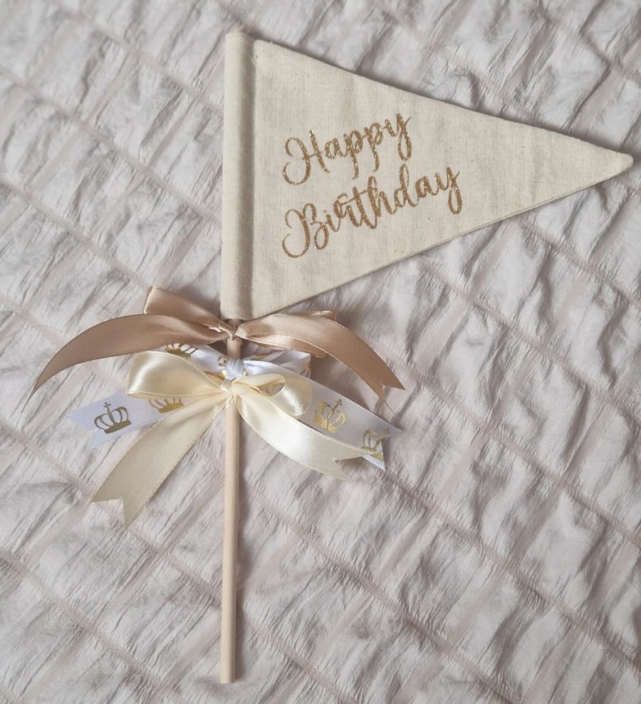 Happy Birthday Flag - Folksy