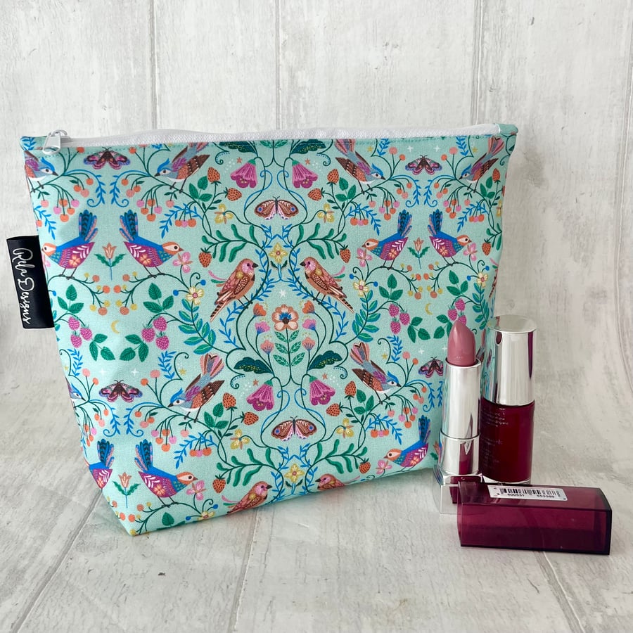 Make up bags birds - Folksy